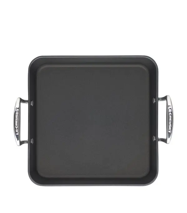 LE CREUSET Toughened Non-stick Square Roaster - Black