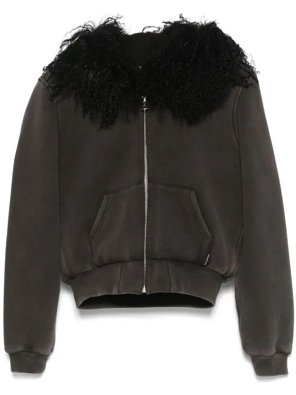 Alexander Wang Fur Hood Jacket