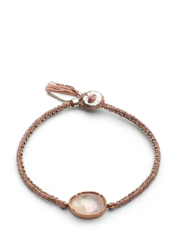 BROOKE GREGSON 18kt Yellow Orbit Moonstone Bracelet