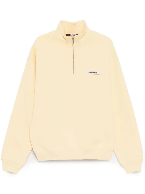 Jacquemus The Gros Grain Sweatshirt - Yellow