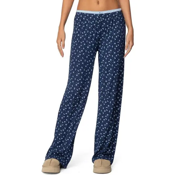 EDIKTED Flowerbed Layered Pants
