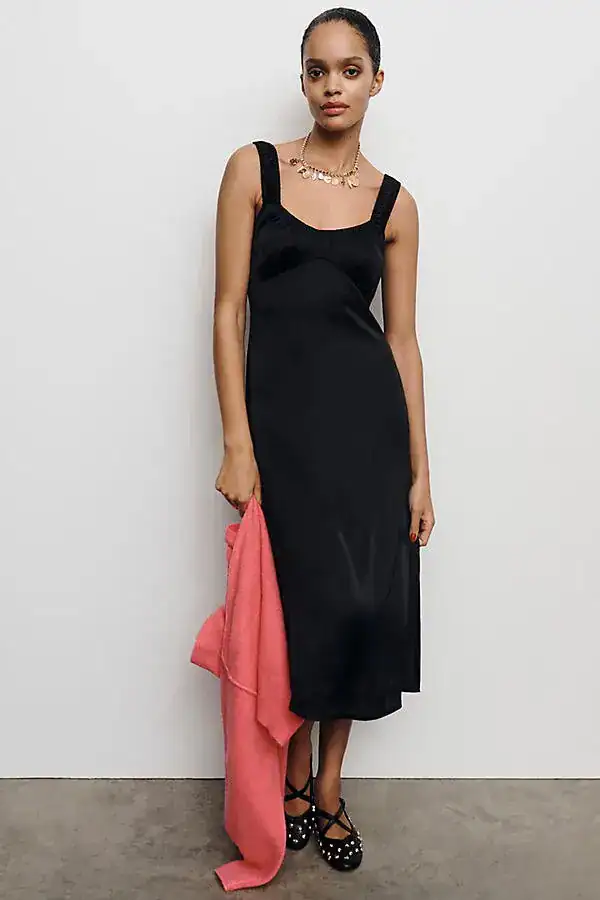 burgundy formal dresses long A Line V Neck Burgundy Prom Dresses, Burgundy V Neck Formal Graduation –  jbydress main image 0