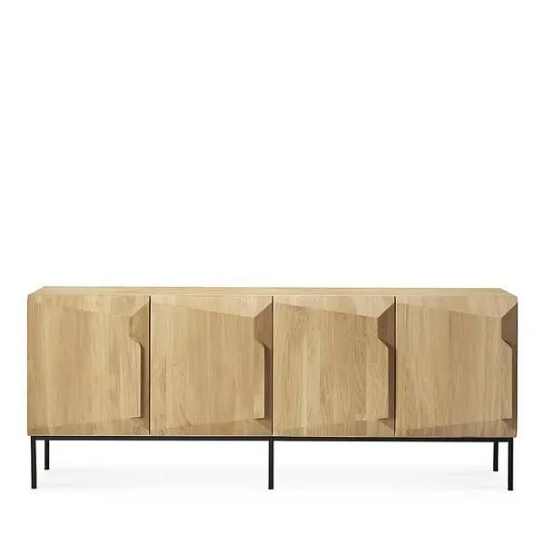 ETHNICRAFT Stairs Four Door Sideboard - Oak