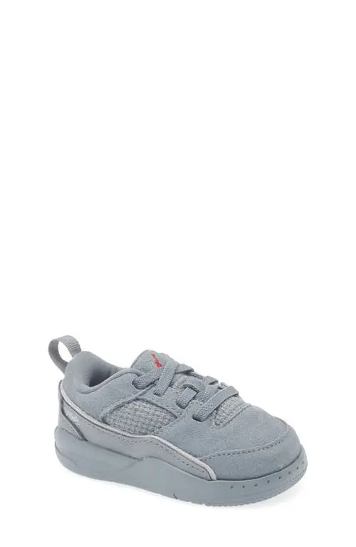 Nike Jordan Flight Leather Sneakers - Cool Grey/red/wolf Grey