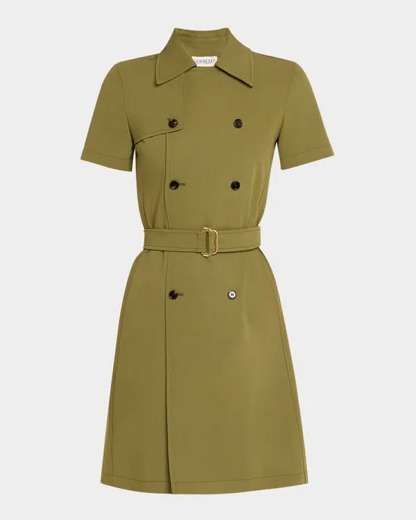 Burberry Belted Mini Trench Dress