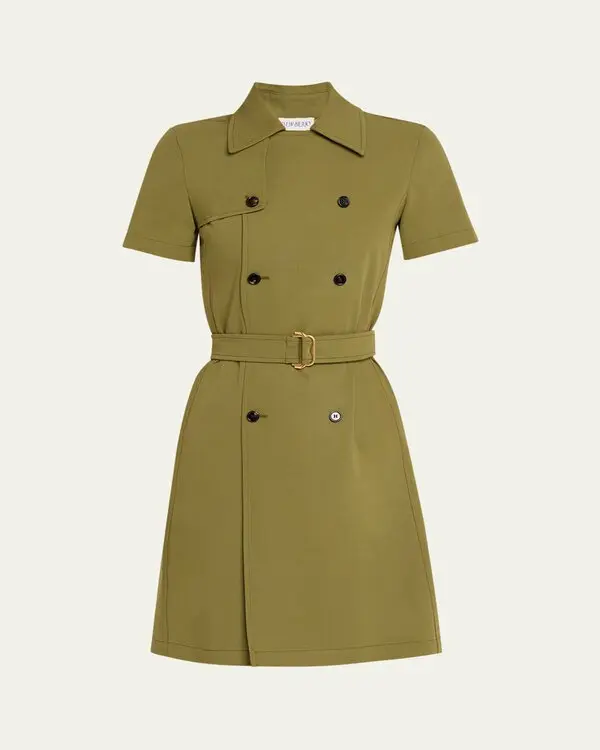 Burberry Belted Mini Trench Dress