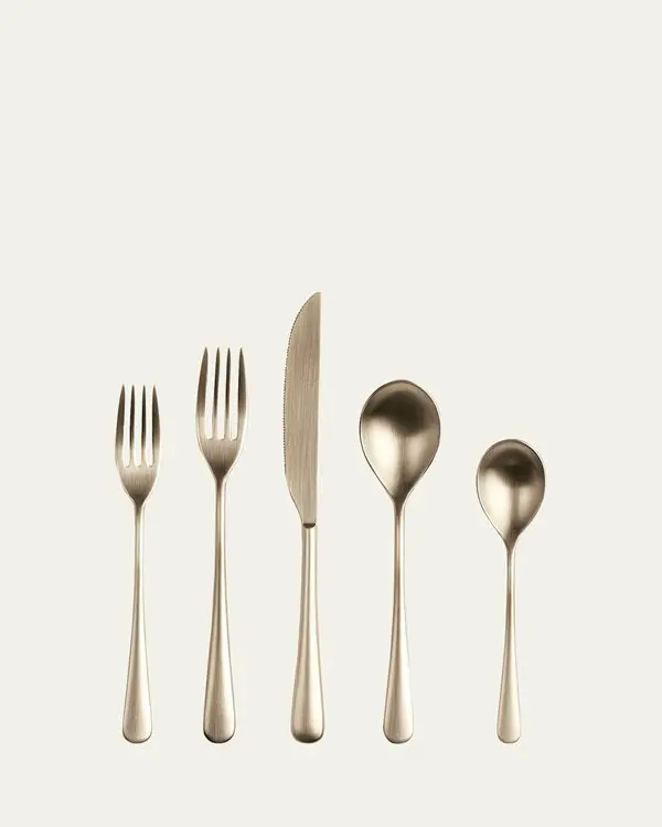 MEPRA Neve Ice Champagne 5-piece Flatware Place Setting - One-color