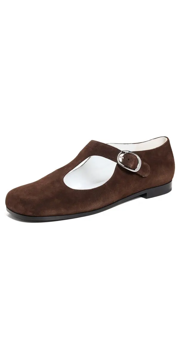 Tory Burch Violet T-strap Flats