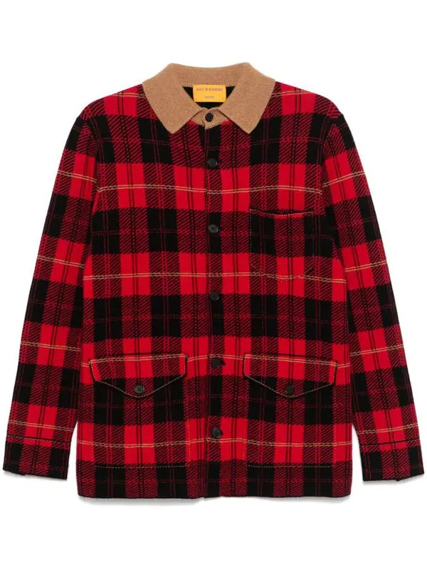Guest In Residence Tartan Industry Jacket In Cashmere Blend