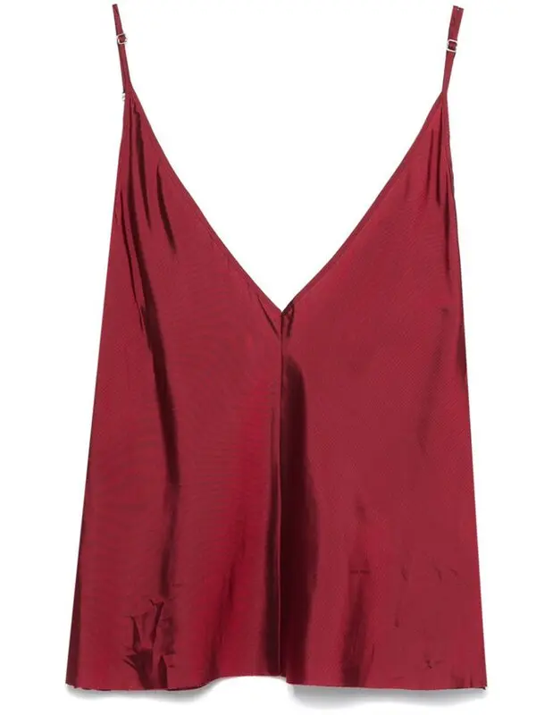 BETTTER V-neck Camisole Top - Red