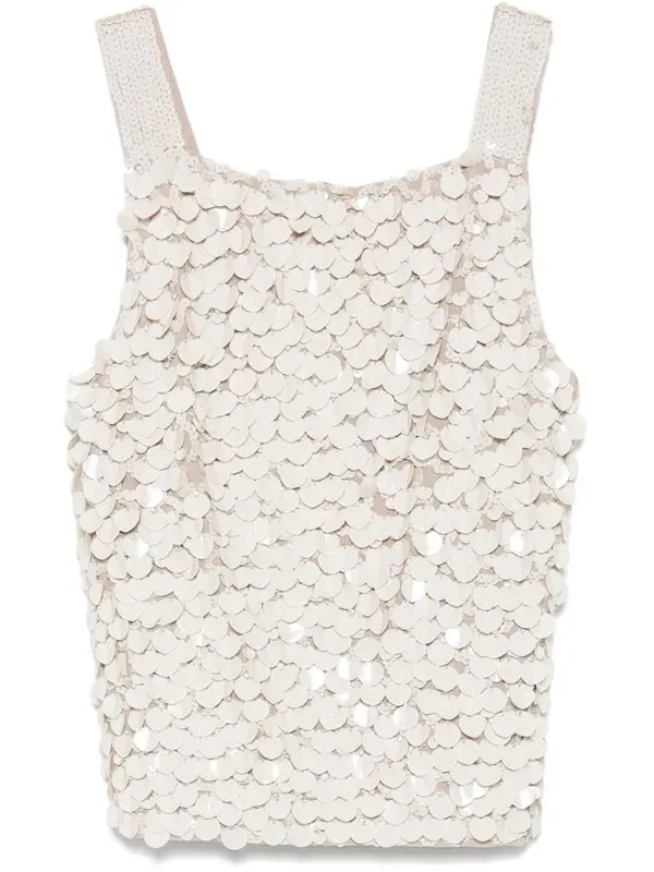 P.a.r.o.s.h Paillette-embellished Top