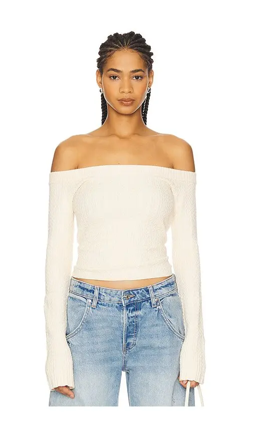 GUIZIO Mia Top - Ivory