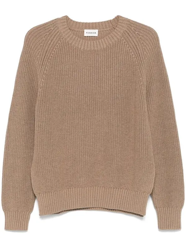 P.a.r.o.s.h Ribbed-knit Sweater - Brown