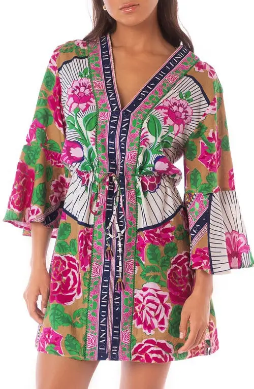 MAAJI Cerice Bouquet Enjoyable Cover-up Minidress - Open Yellow
