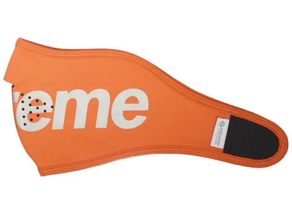 Supreme Windstopper Facemask - Orange