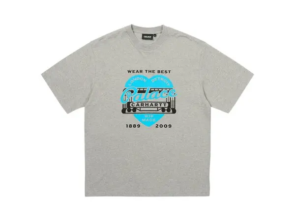 PALACE Carhartt Wip Heart T-shirt - Heather Grey