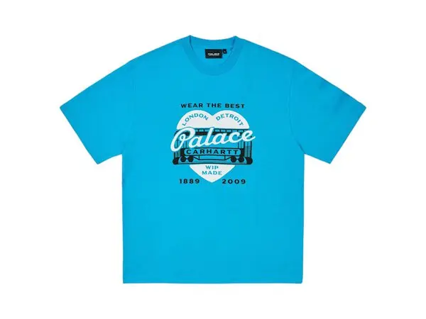 PALACE Carhartt Wip Heart T-shirt - Safety Blue