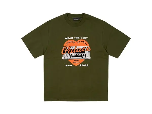 PALACE Carhartt Wip Heart T-shirt - Plant