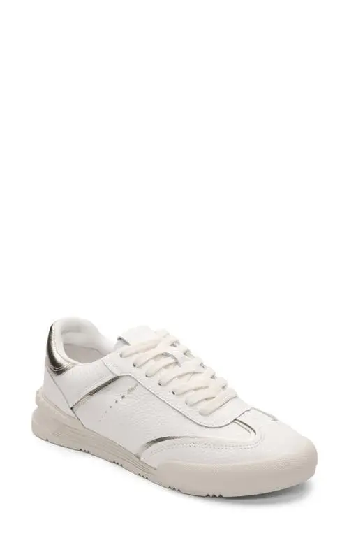Ash Podium Leather Sneakers - White/ Platino