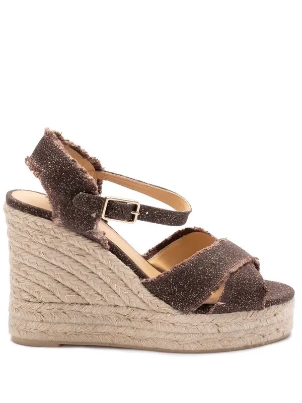 CastaÑer Bromelia Wedge Pumps - Brown