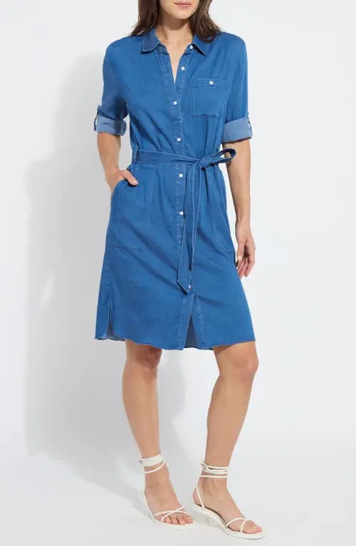 Lyssé Delphine Chambray Shirtdress