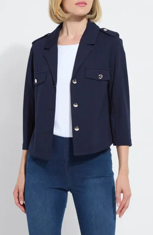 Lyssé Veronica Crop Ponte Blazer