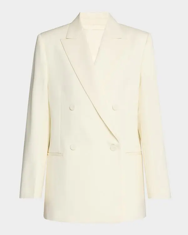 JIL SANDER Double-breasted Wool Jacket