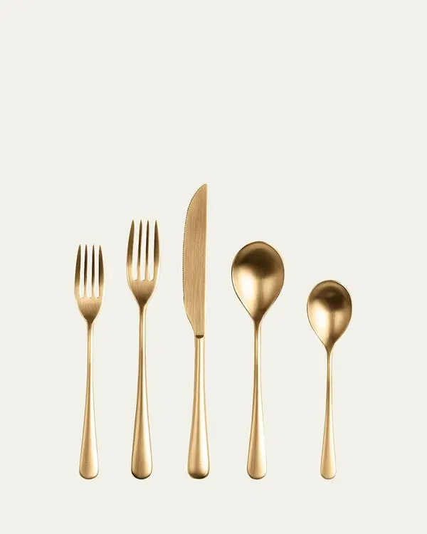 MEPRA Neve Ice Gold 5-piece Flatware Place Setting - One-color