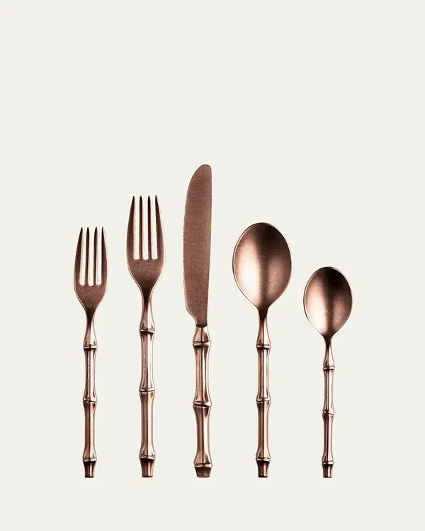 MEPRA Bali Bronze Pewter 5-piece Flatware Place Setting - One-color