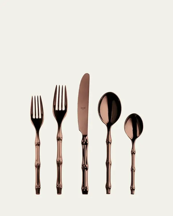 MEPRA Bali Bronze Mirror 5-piece Flatware Place Setting - One-color