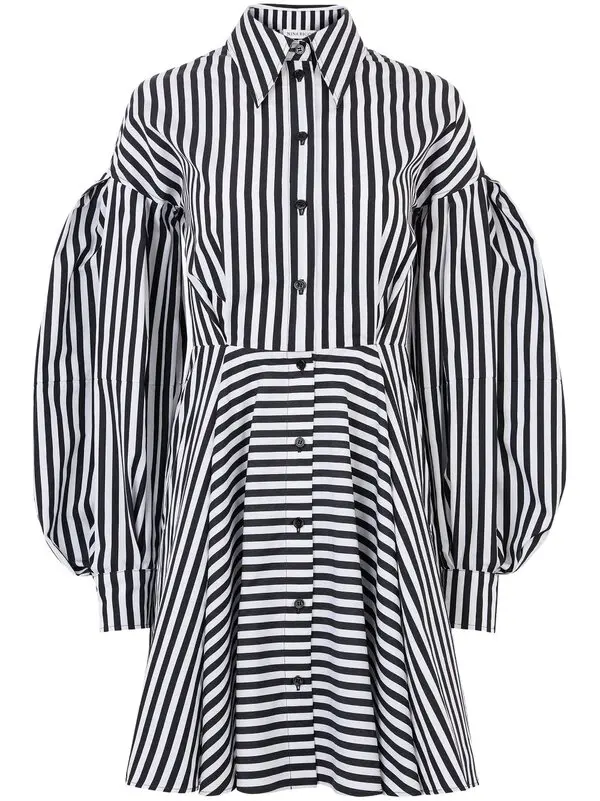 Nina Ricci Stripe-pattern Mini Dress