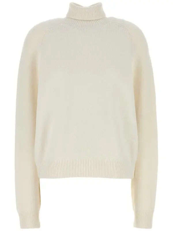 Fendi Logo-embroidered Jumper - White