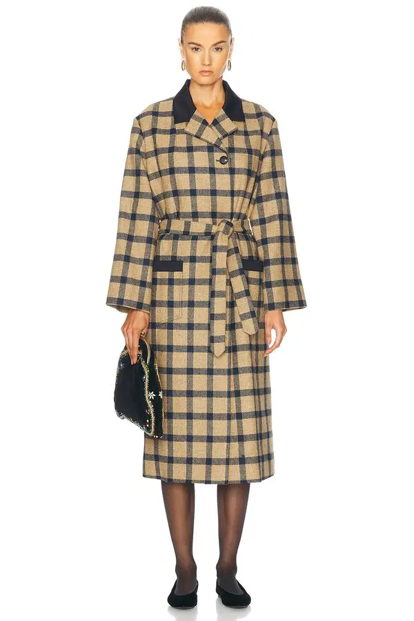 BODE Equestrian Locke Wool Coat