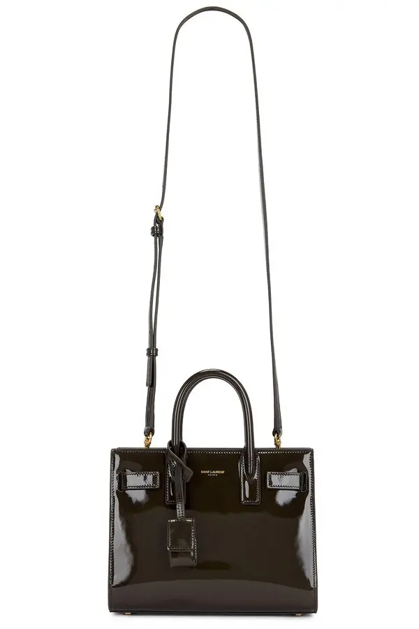 Saint Laurent Nano Sac De Jour Bag - Vineyard Green
