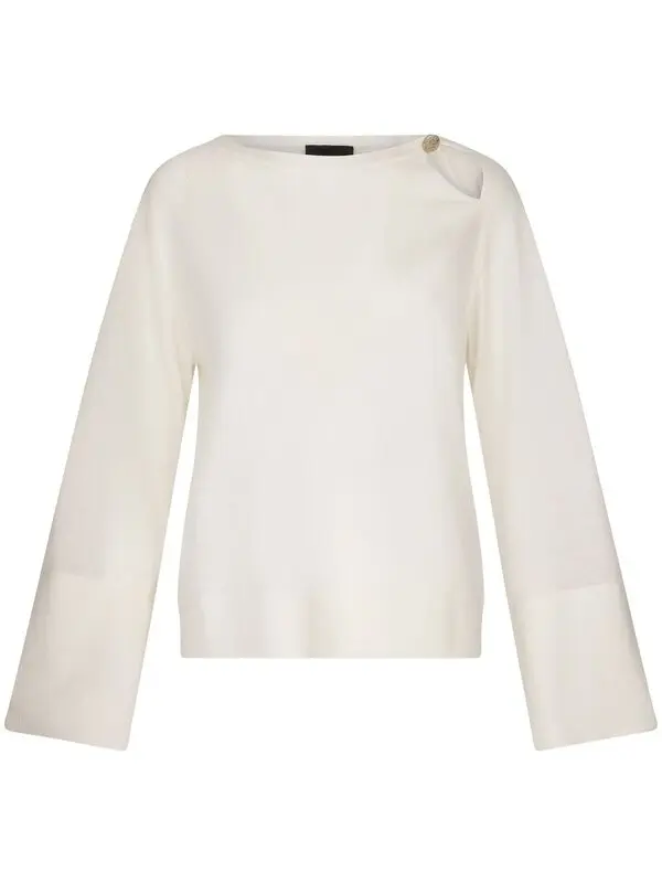 Liu Jo Cut-out Jumper - White