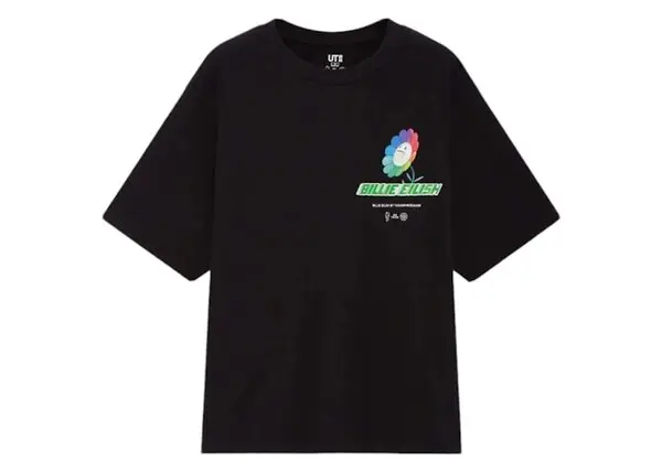 BILLIE EILISH X Takashi Murakami X Uniqlo Flower Tee Shirt