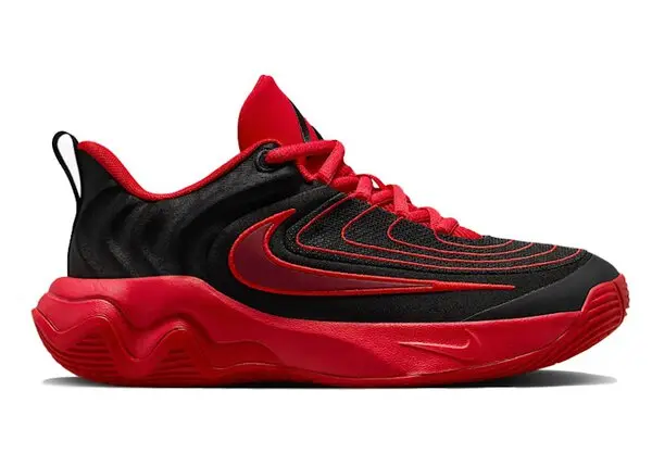 Nike Giannis Immortality 4 Bred Sneakers - Black/university Red/team Red