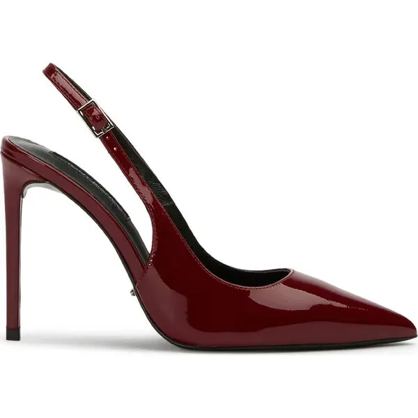 TONY BIANCO Asti Slingback Pumps - Bordeaux Patent