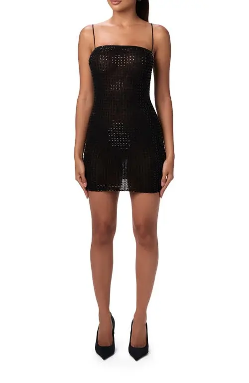 Naked Wardrobe Crystal Minidress