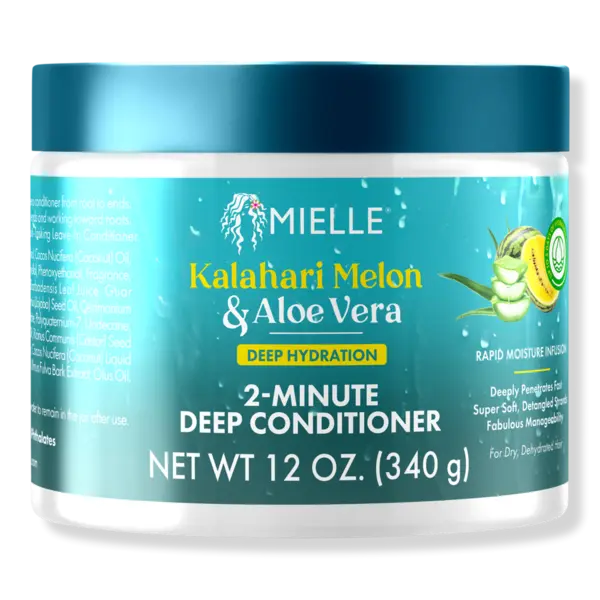 MIELLE Kalahari Melon & Aloe Vera Deep Hydration 2-minute Deep Conditioner