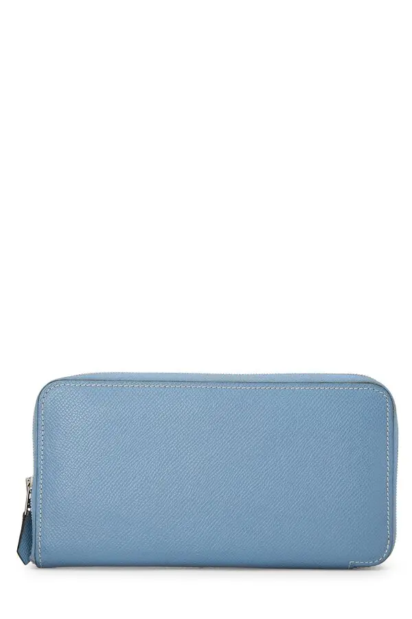 Hermès Jean Epsom Azap Wallet - Blue