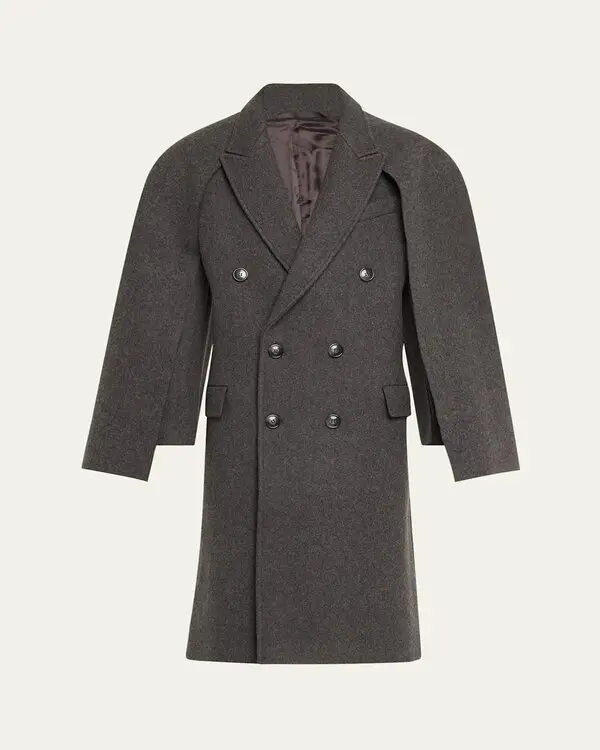 BETTTER Better Andes Oversized Wool Coat With Removable Scarf