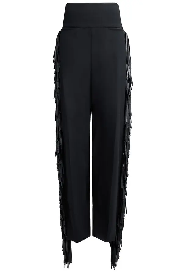 Alaïa Fringe Wide Leg Pant