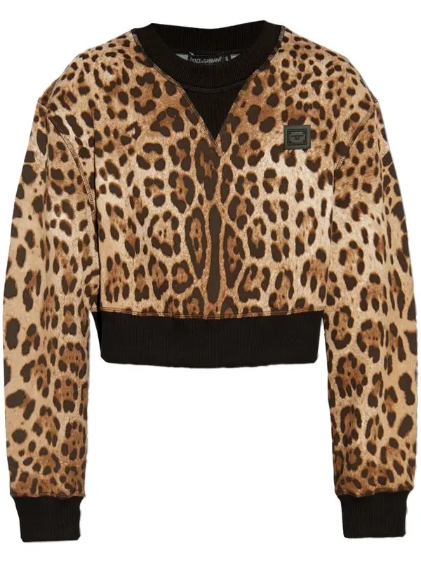 Dolce & Gabbana Leopard Print Jumper