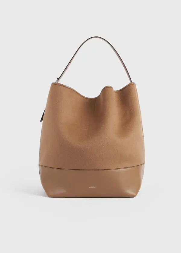 TOTÊME Belted Doublé Tote - Camel