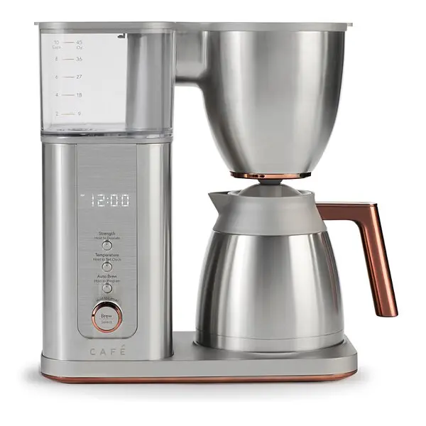 GE APPLIANCES Cafe Specialty Drip Coffee Maker - Stainless Steel