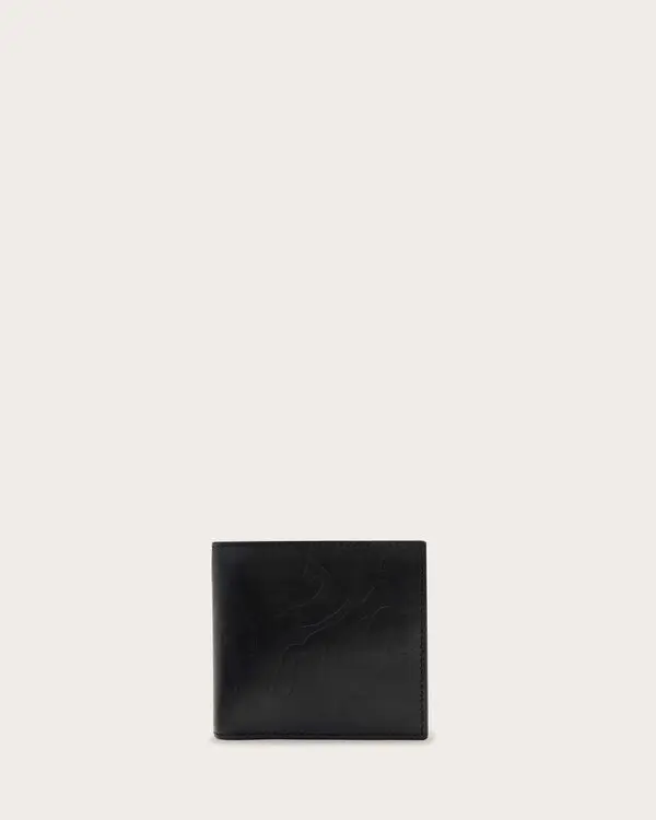 All Saints Delph Orlando Embossed Leather Wallet