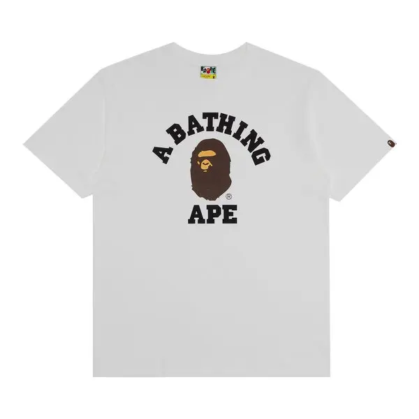 BAPE College Tee - White