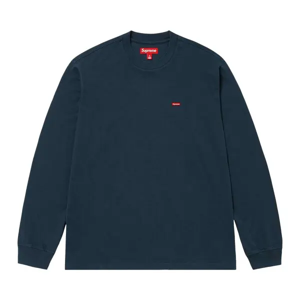 Supreme Small Box Long-sleeve Tee 'navy - Blue