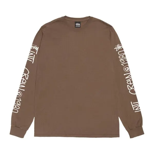 StÜssy International Crew Long-sleeve Tee - Brown